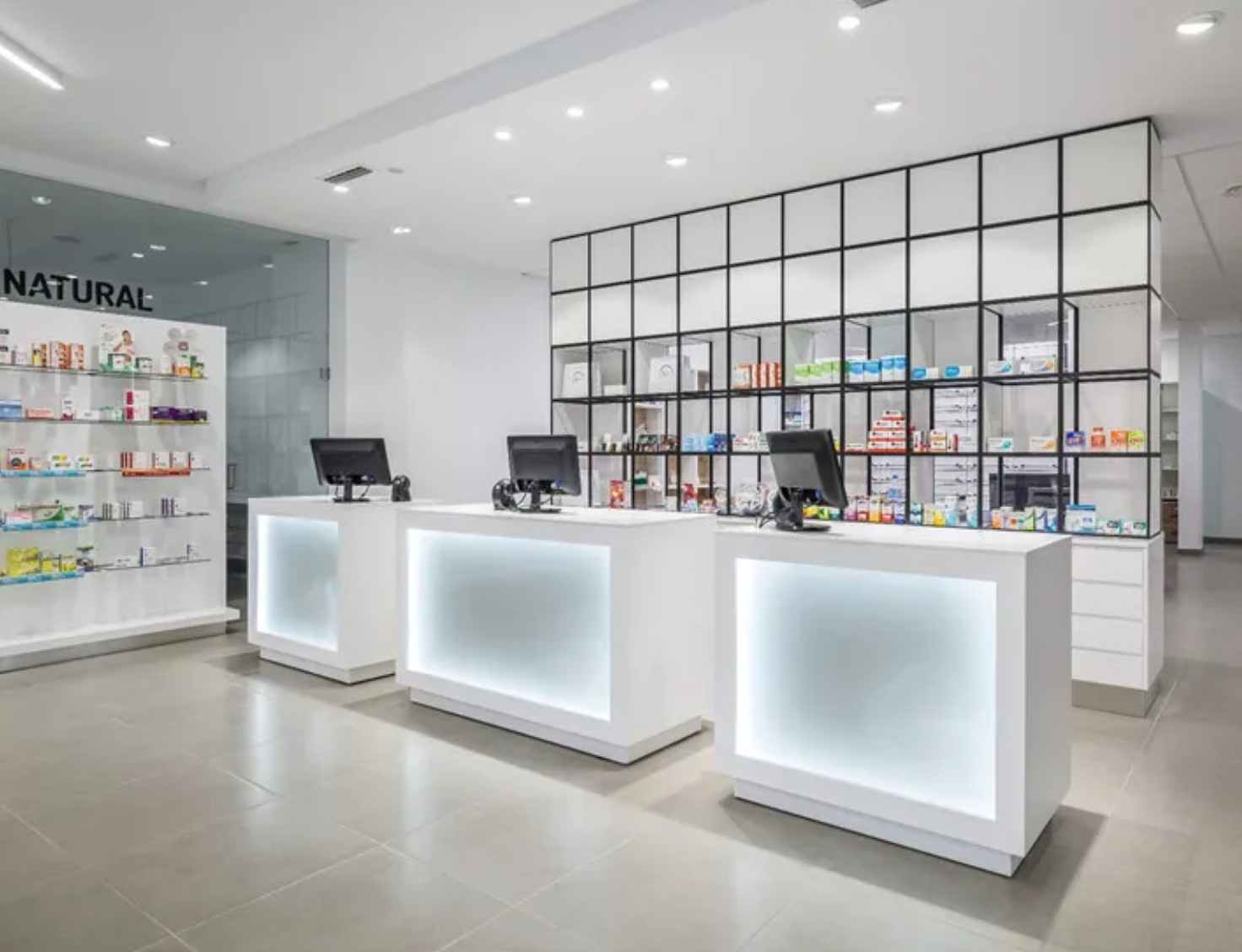 pharmacy Display Showcase